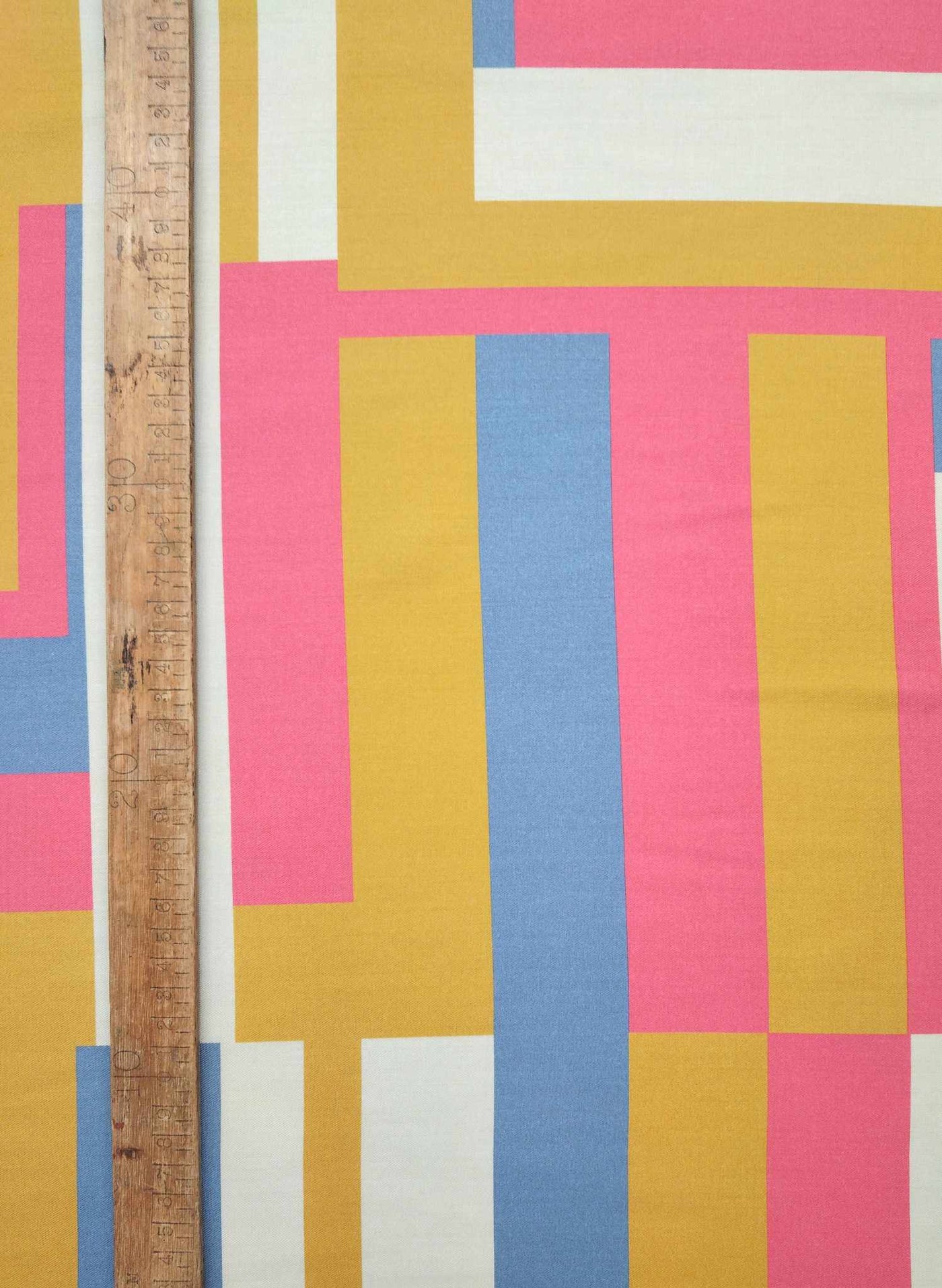 Pastel Axis Print Fabric by the Meter | 100% Tencel | Palava