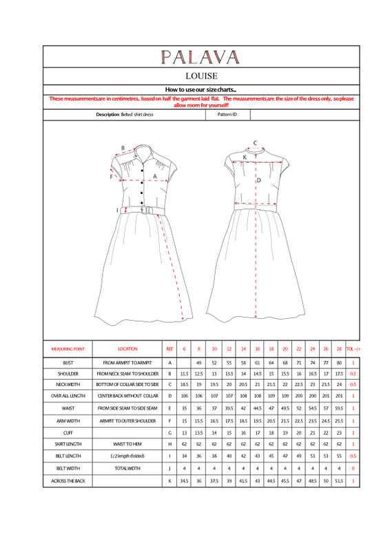 Green Checked Vintage Style Dress | Cotton & Linen | Palava