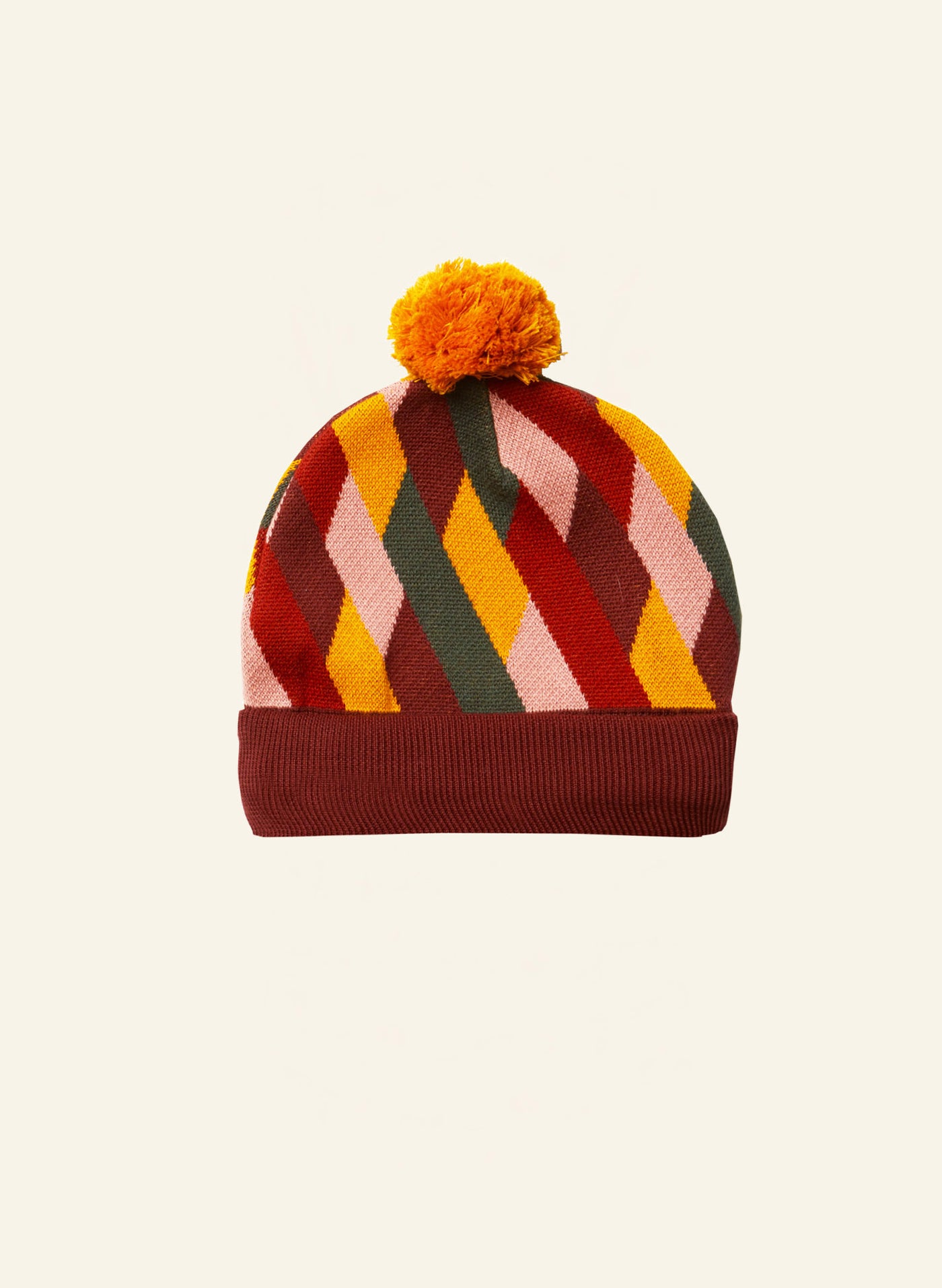 Multicoloured Knitted Winter Hat | 100% Organic Cotton